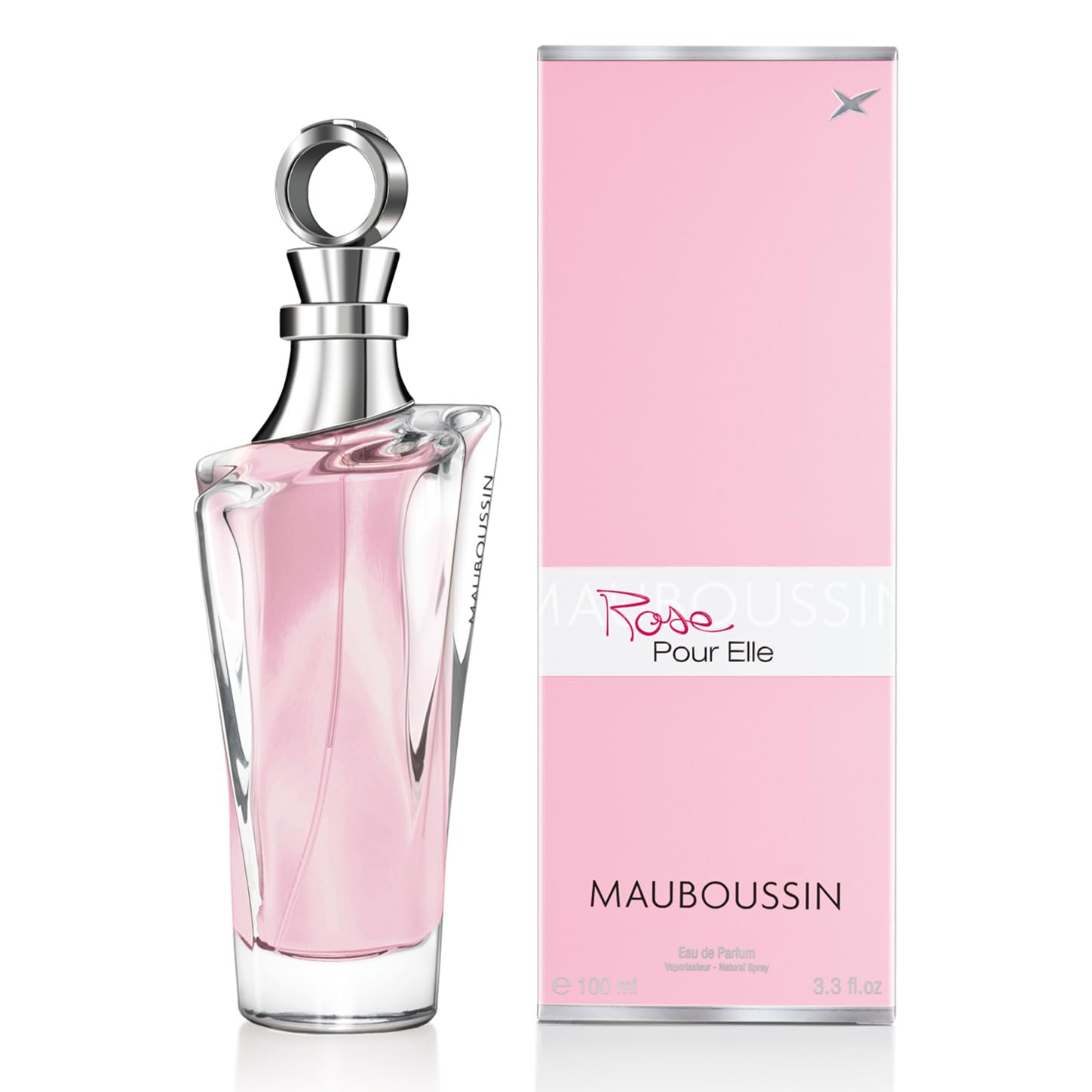 Mauboussin - Rose Pour Elle 100ml (3.3 Fl Oz) - Eau de Parfum for Women - Floral, Fruity & Fresh Scents