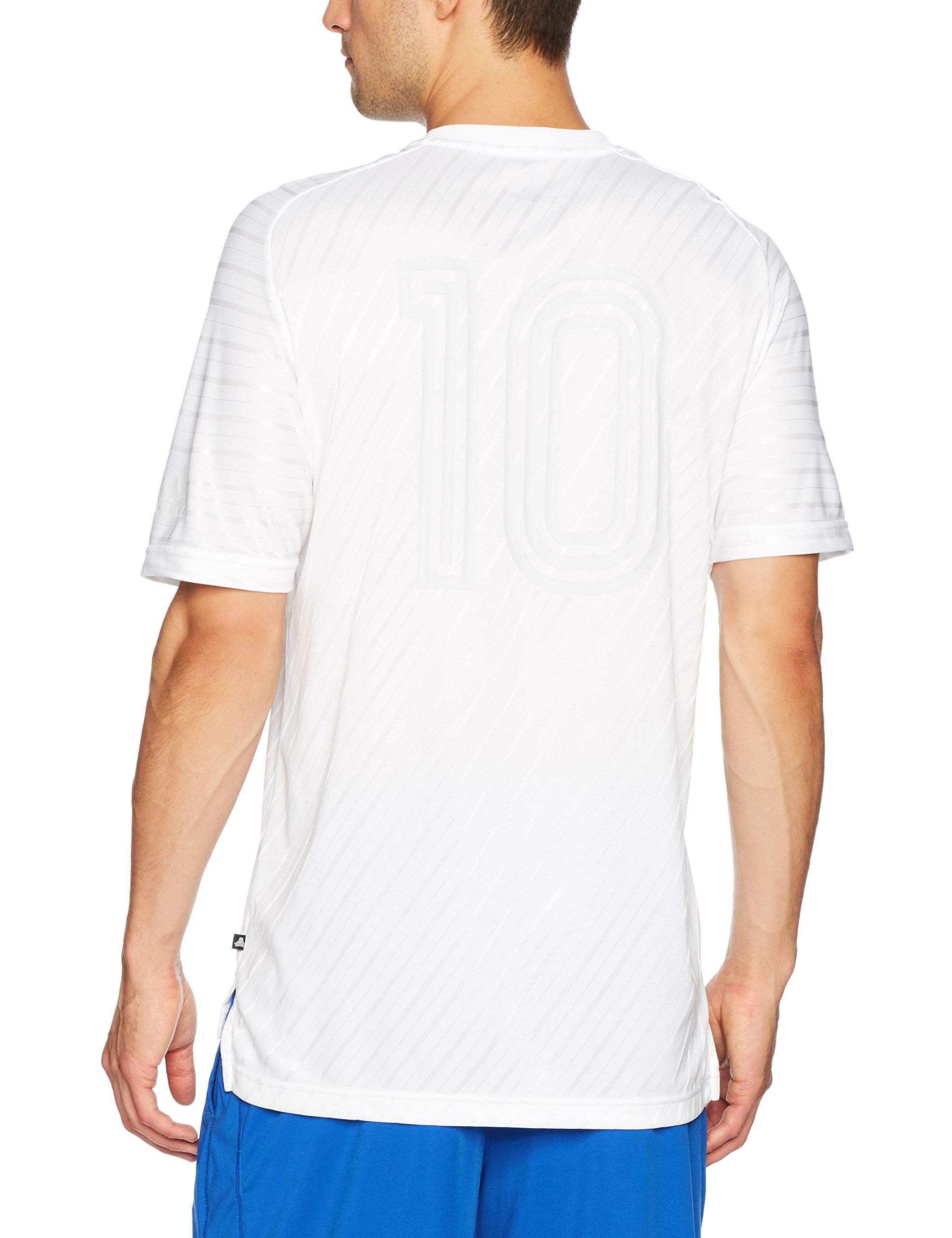 adidas Men's Soccer Tango Club Jersey, White, Medium