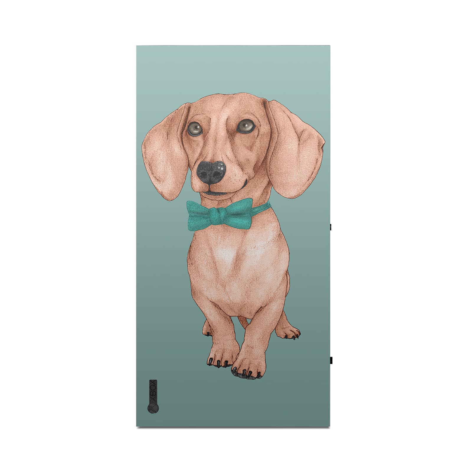 Head Case Designs Officially Licensed Barruf Dachshund, The Wiener Art Mix Vinyl Sticker Gaming Skin Decal Cover Compatible With Xbox Series X Console and Controller Bundle