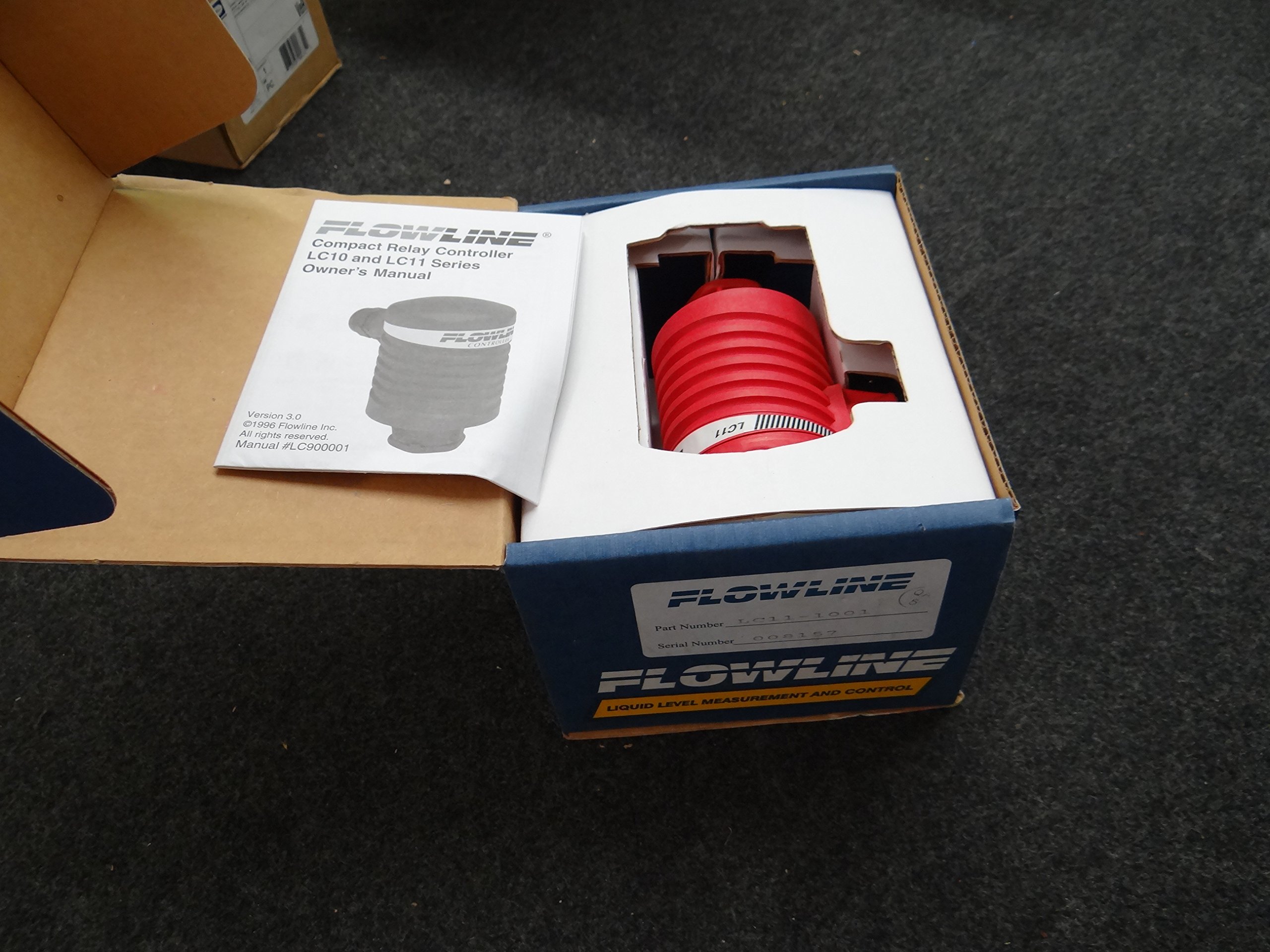 Flowline LC11-1001 Switch-Pro Compact Level Controller, 1 Latching Relay, 2 Sensors, 3/4" NPT