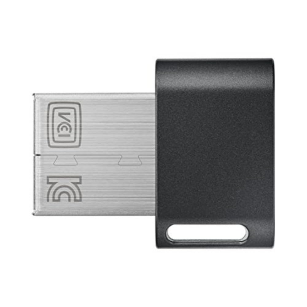 SAMSUNG FIT Plus 3.1 USB Flash Drive, 128GB, 400MB/s, Plug In and Stay, Storage Expansion for Laptop, Tablet, Smart TV, Car Audio System, Gaming Console, MUF-128AB/AM,Gunmetal Gray