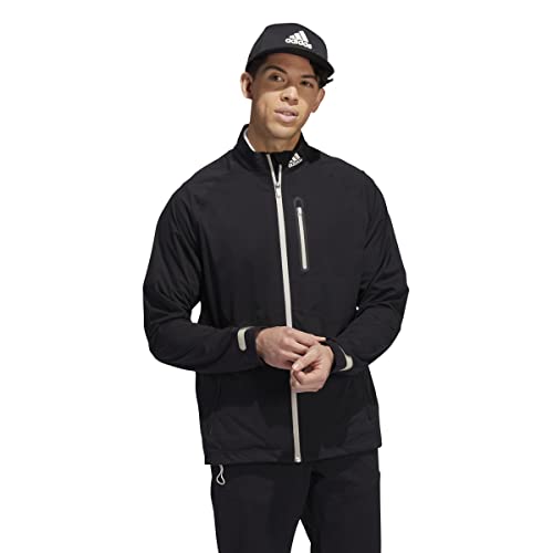 adidas Men's Standard Rain.RDY Jacket, Black, Large