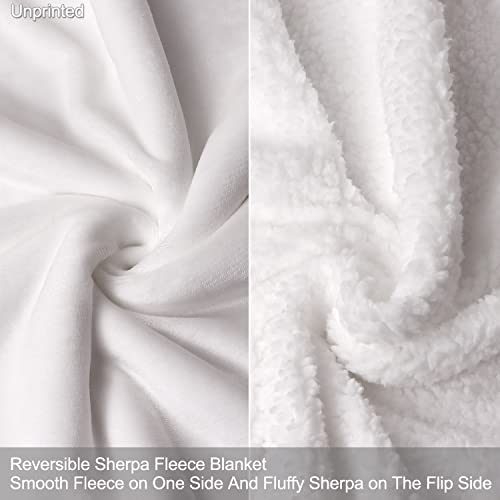 SXCEN Sherpa Fleece Throw Blanket for Couch Learned from Gilmore Girls About Life Quotation Thick Fuzzy Warm Soft Throws for Sofa, 50x60 Inches