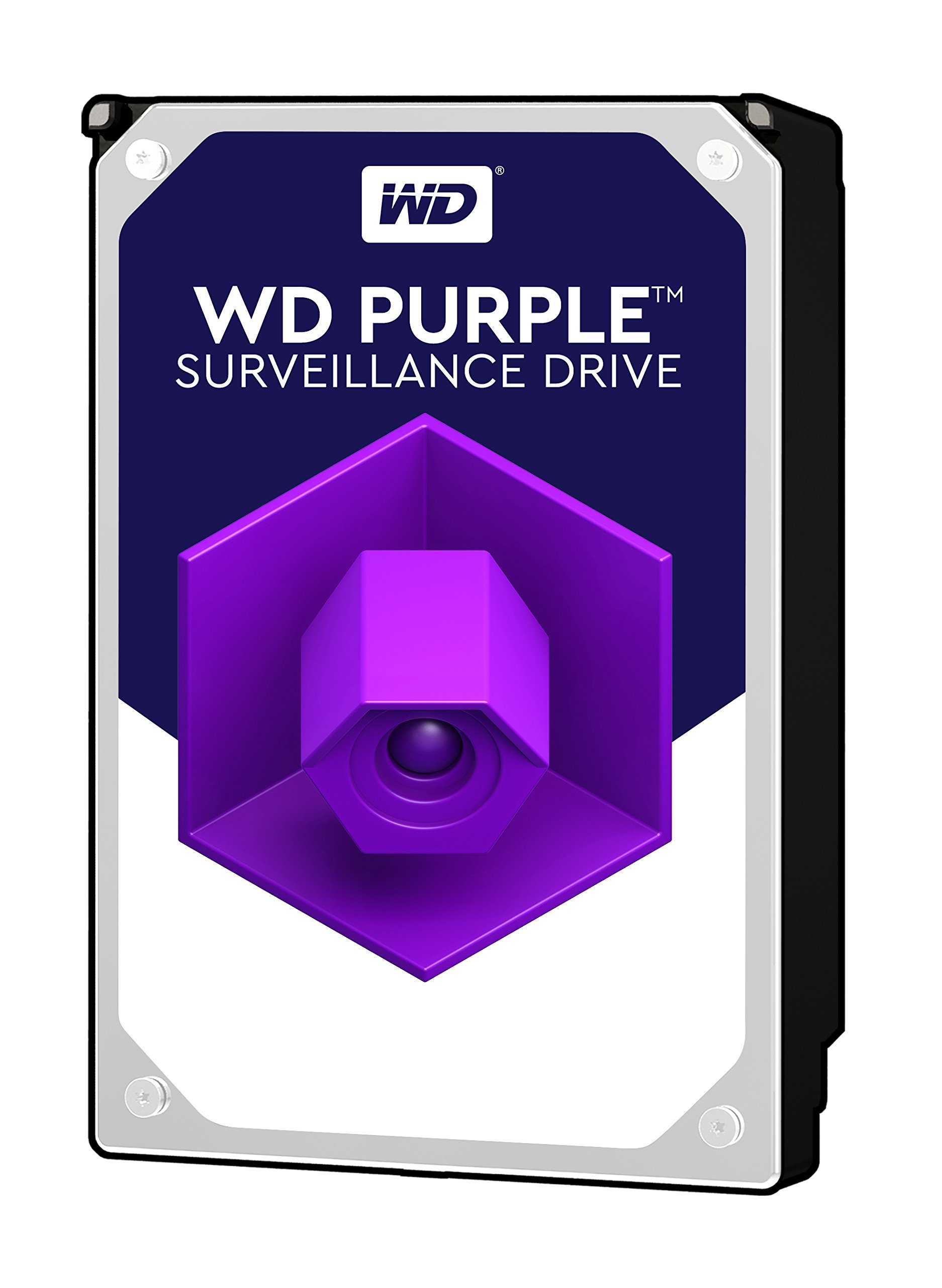 WD Purple 4TB Surveillance Hard Disk Drive - 5400 RPM Class SATA 6 Gb/s 64MB Cache 3.5 Inch - WD40PURZ (Renewed)