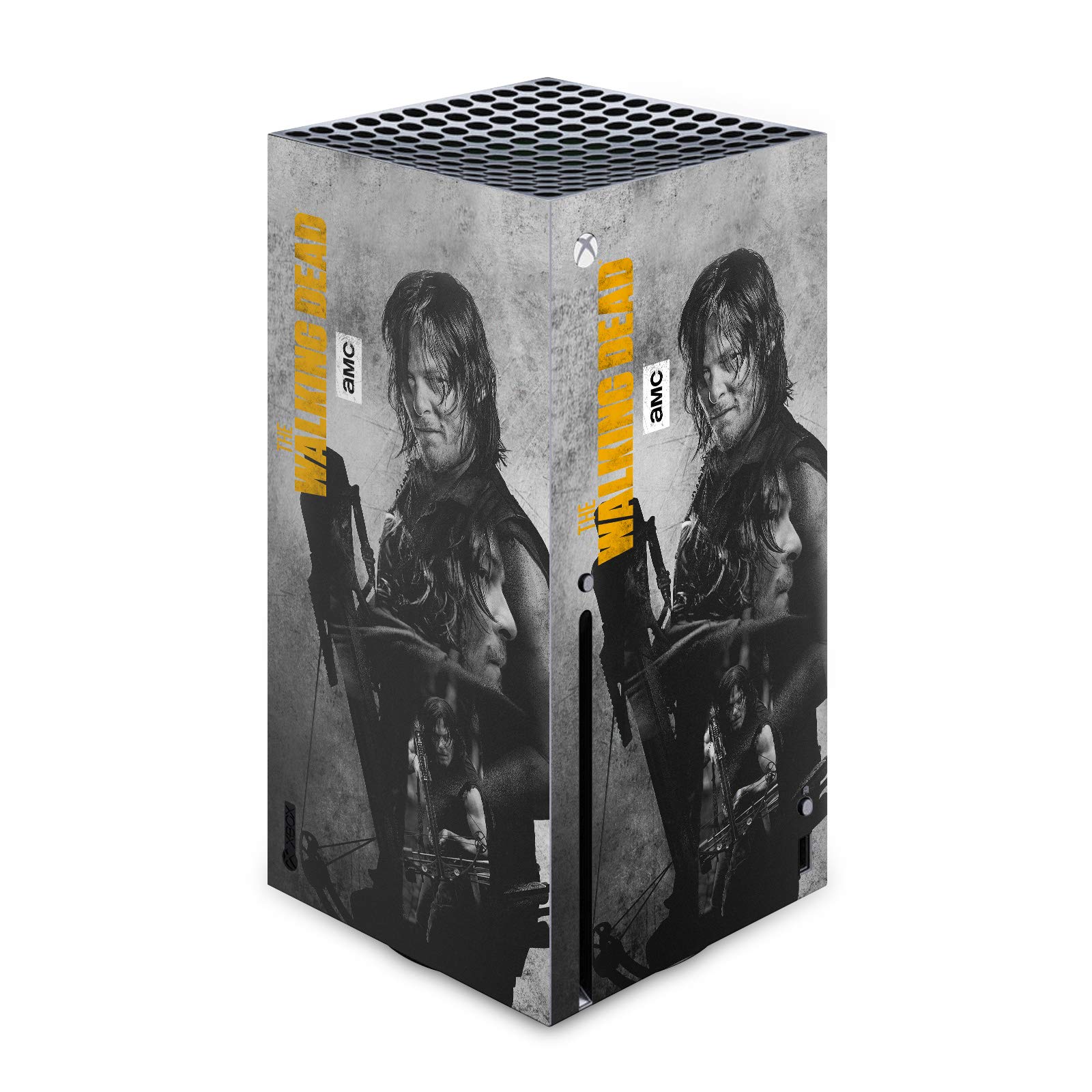 Head Case Designs Officially Licensed AMC The Walking Dead Daryl Double Exposure Daryl Dixon Graphics Vinyl Sticker Gaming Skin Decal Cover Compatible With Xbox Series X Console