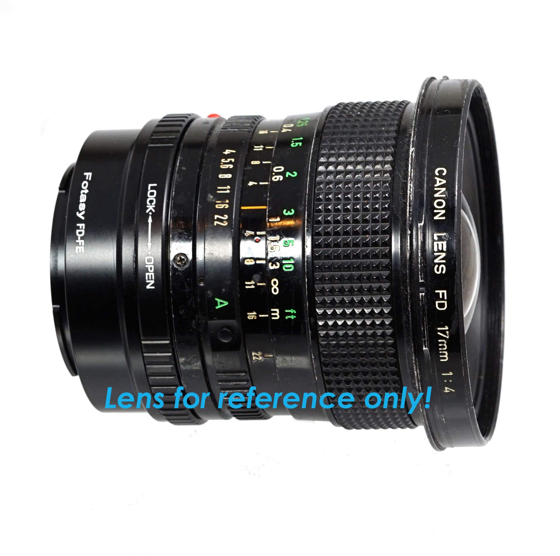 Fotasy Cannon FD Lens to E Mount Adapter, FD E Mount, FD Lens to E, Compatible with Sony Mirrorless a7 a7R a7s II III IV a9 a7c Alpha 1 a6600 a6500 a6400 a6300 a6100 a6000 a5100 a5000 a3500 ZV-E10