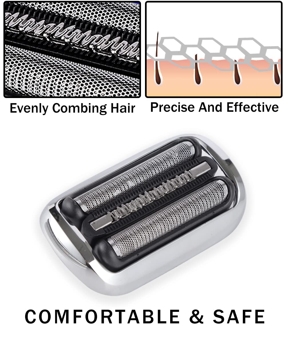 aococe 73S Foil & Cutter Shaver Replacement Part for Braun Series 7 Replacement Head, Electric Shaver Replacement Head Compatible with Braun Series 7 New Generation Shavers 7020s, 7025s, 7071cc