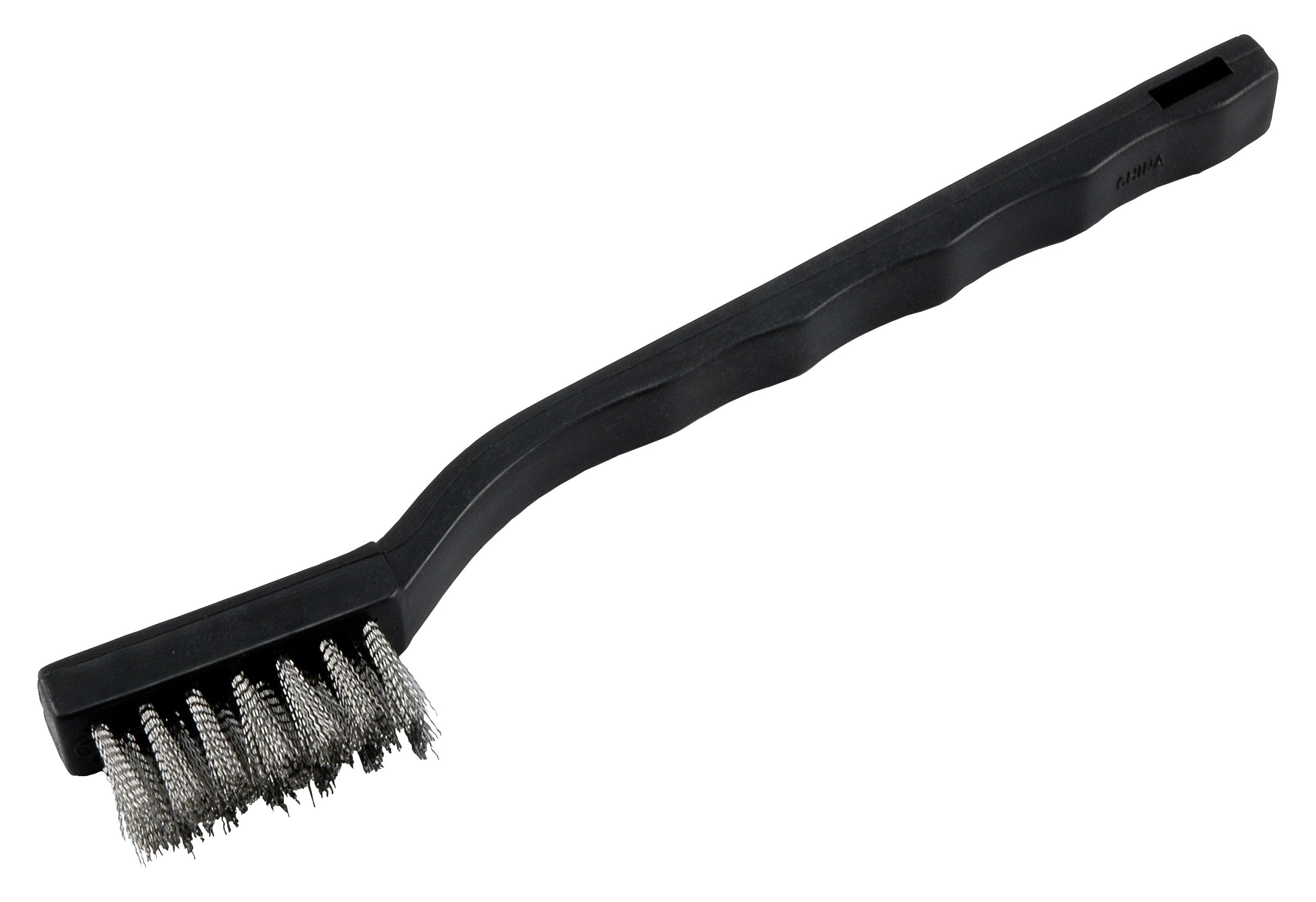 Hot Max 26209 7-1/4-Inch Toothbrush Style Wire Brush, Stainless Steel, Plastic Handle
