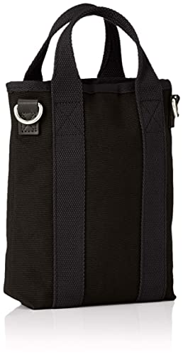 Anero Grande CLAIRE GIM0361 2-Way Mini Tote Bag, Crossbody Bag, Small, Canvas, Black