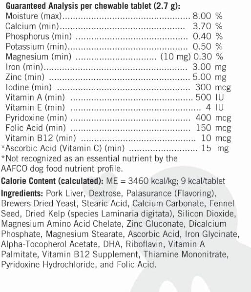 Bitch Pills - Prenatal Vitamins for Dog - 90 Tablets
