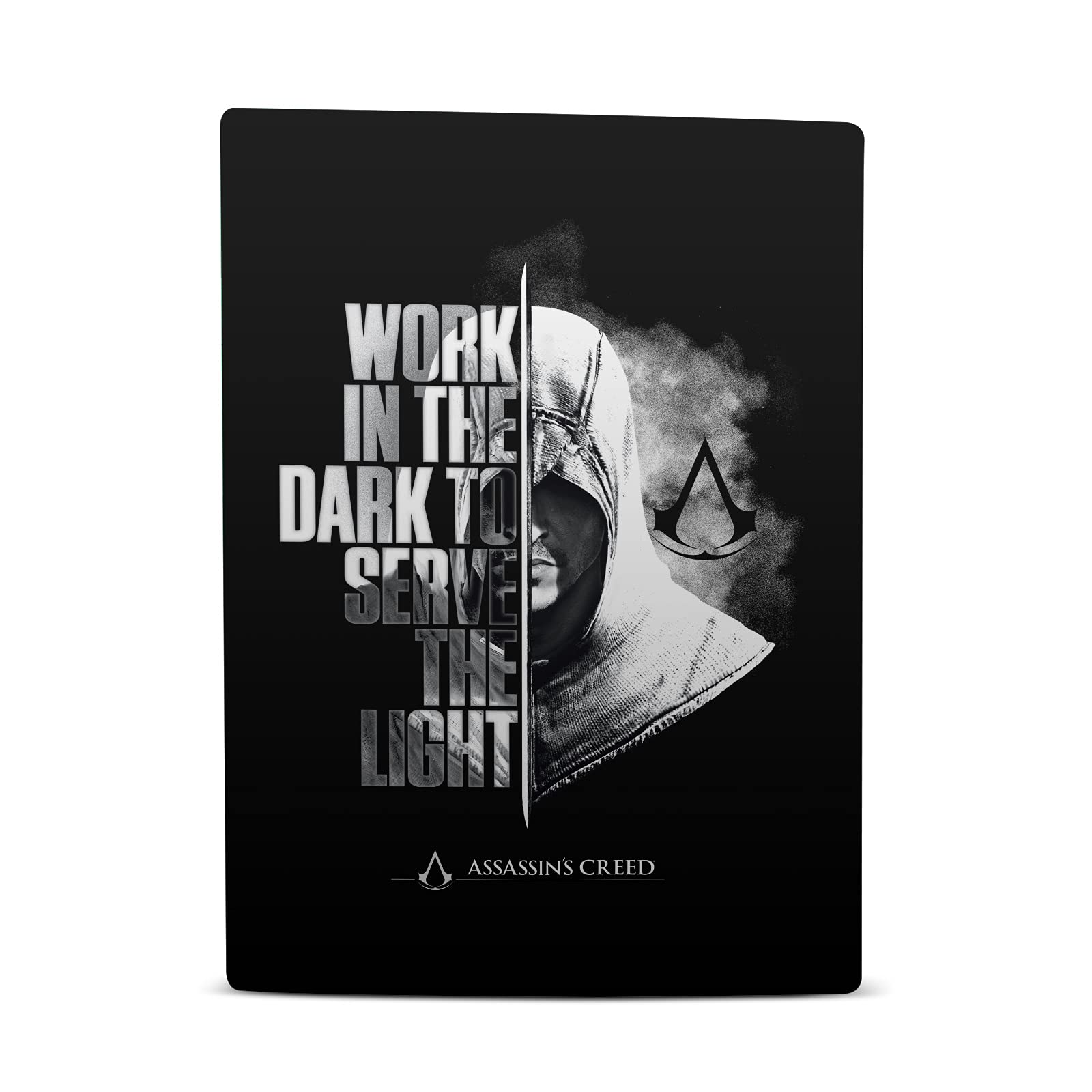 Head Case Designs Officially Licensed Assassin's Creed Half Legacy Typography Vinyl Faceplate Gaming Skin Decal Compatible With Sony PlayStation 5 PS5 Digital Edition Console and DualSense Controller