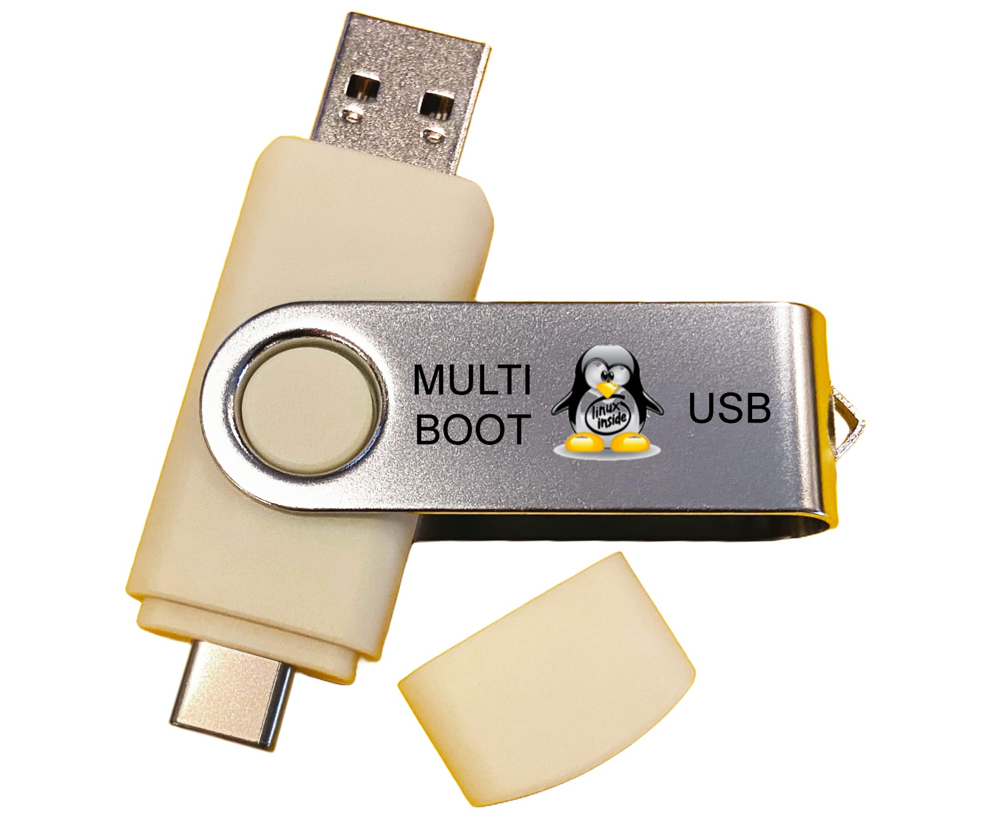 Linux Best OS Collection Set Universal 6-in-1 MultiBoot Bootable Live Install and Recovery USB Flash Thumb Drive