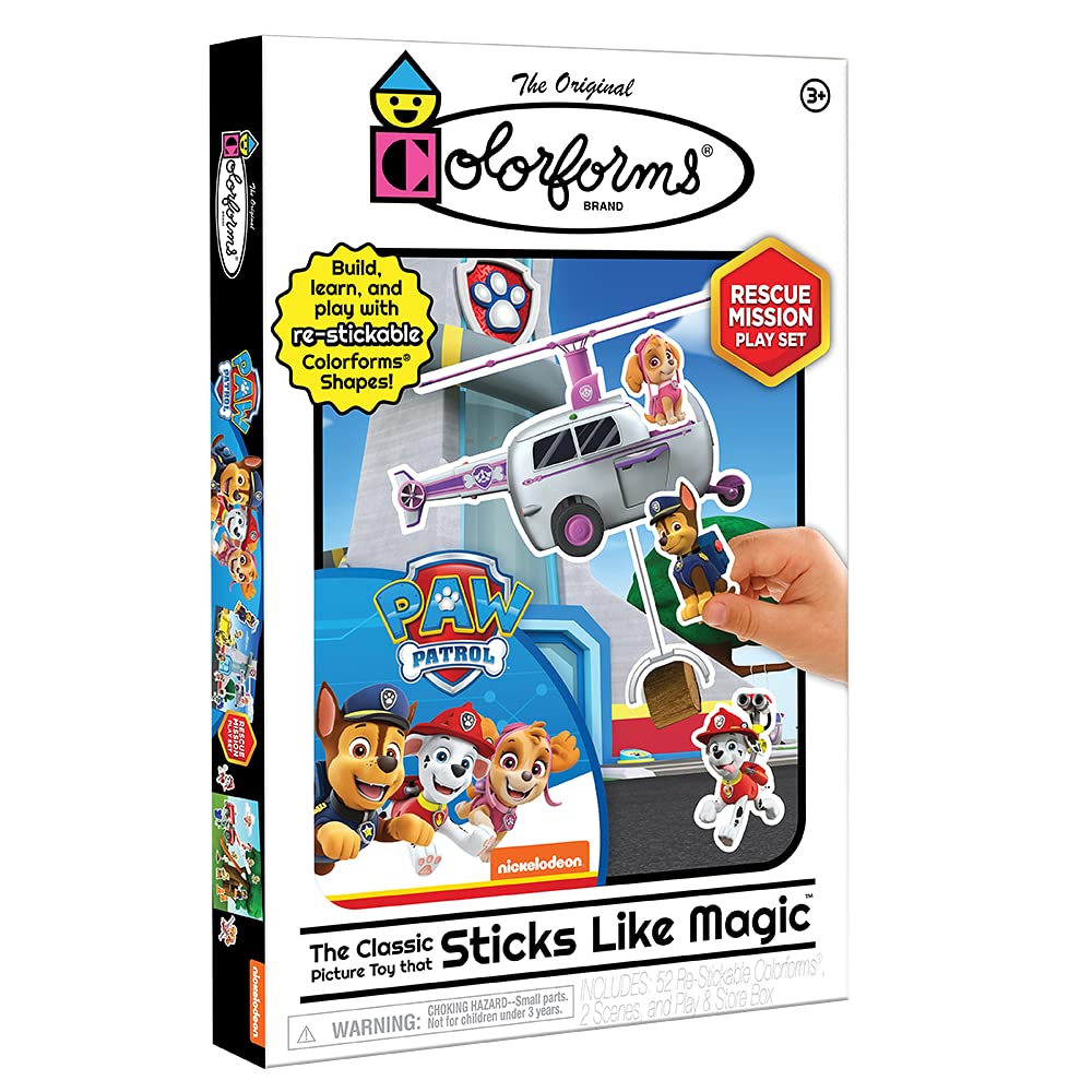 Colorforms Play Sets - Paw Patrol - The Classic Picture Toy That Sticks Like Magic! - for Ages 3+