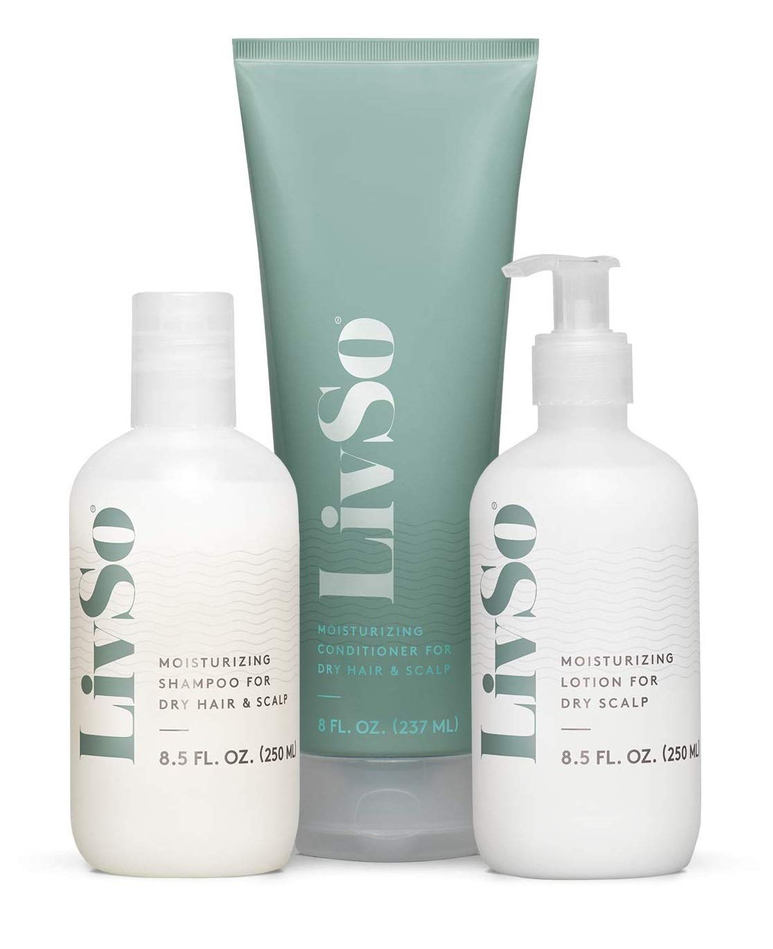 LivSo Moisturizing Scalp Conditioner - Moisturizes Hair & Scalp - Naturally Derived - Fresh Feel - (1 Bottle)