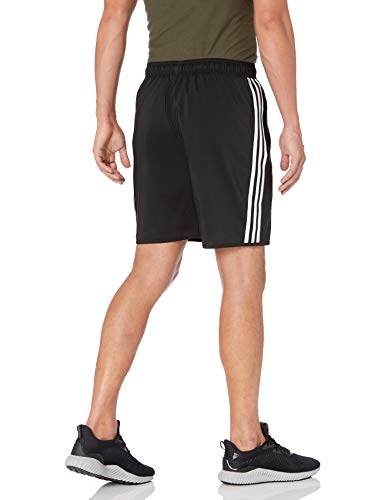 adidas mens 3-Stripes CLX Swim Shorts Black/White XX-Large