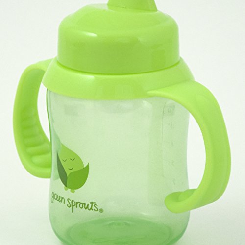 green sprouts Non-spill Sippy Cup | One-way valve for easy transition from bottle | Prevents leaks & encourages sucking, Firm spout made from safer plastic, Dishwasher safe
