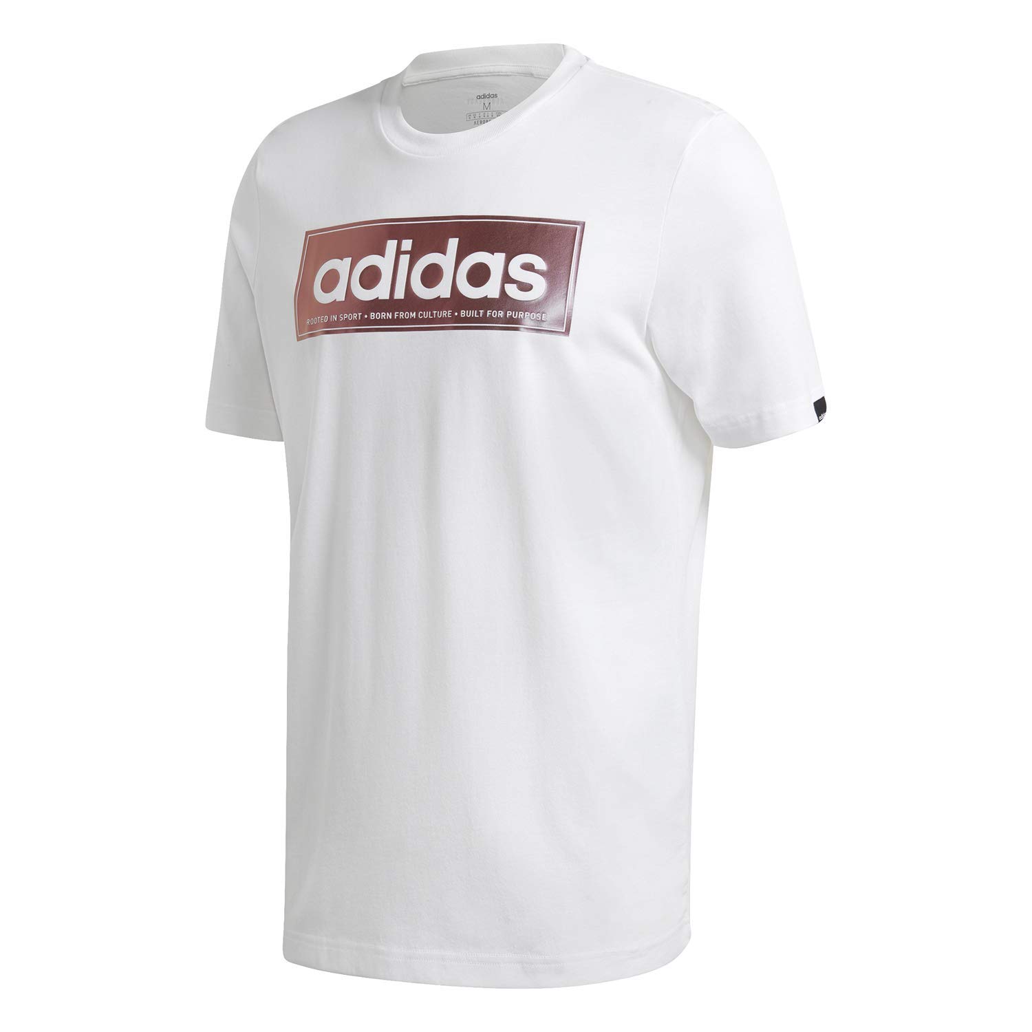 adidas mens Color Shift Logo Tee White X-Large