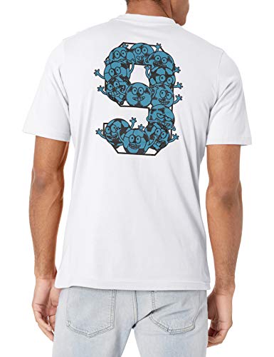 adidas mens Lil Number Tee White X-Large