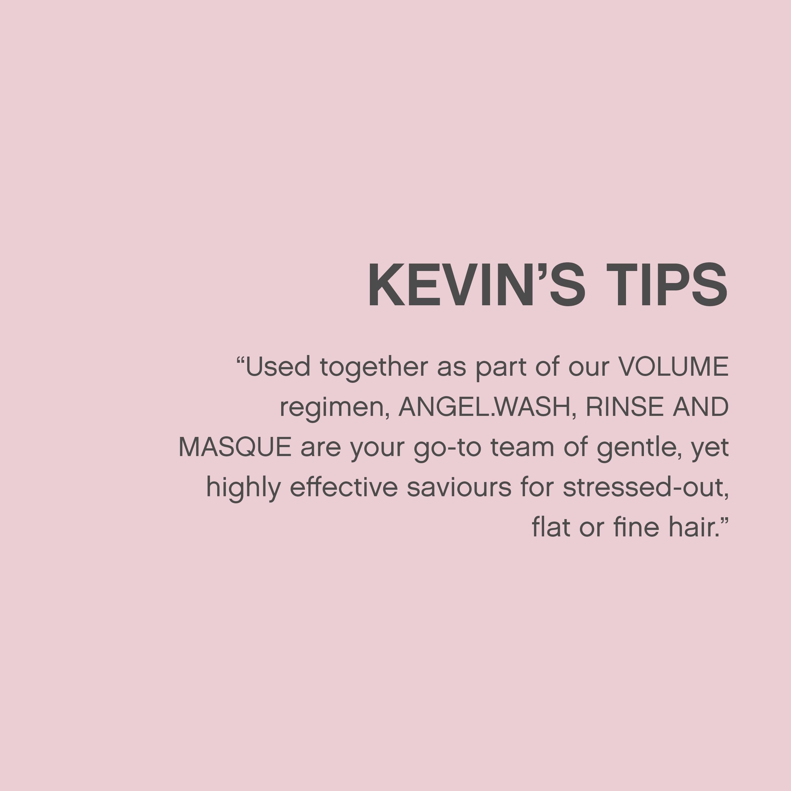 KEVIN.MURPHY ANGEL.WASH - Restorative Shampoo - For Fine Coloured Hair - Colour-Safe Shampoo - With Vitamins & Antioxidants - Sulphate & Paraben Free - 250 mL / 8.4 fl oz