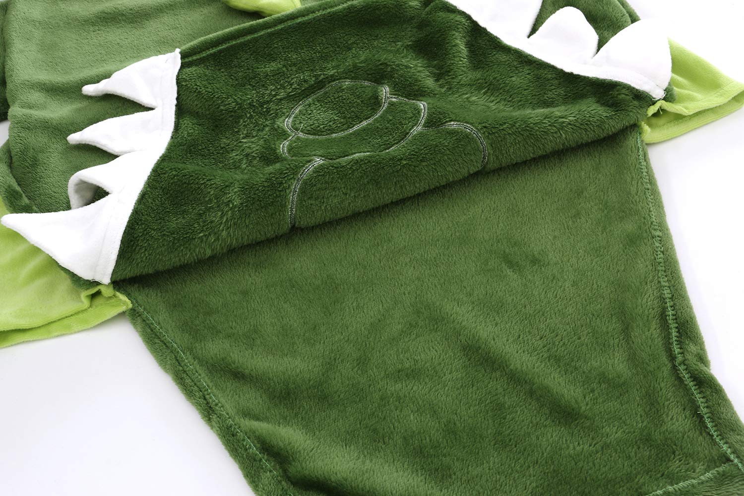 Crocodile Animal Tail Blanket, Soft Flannel Fleece Snuggle Blanket Sleeping Bag for Kids Teen Boys Girls