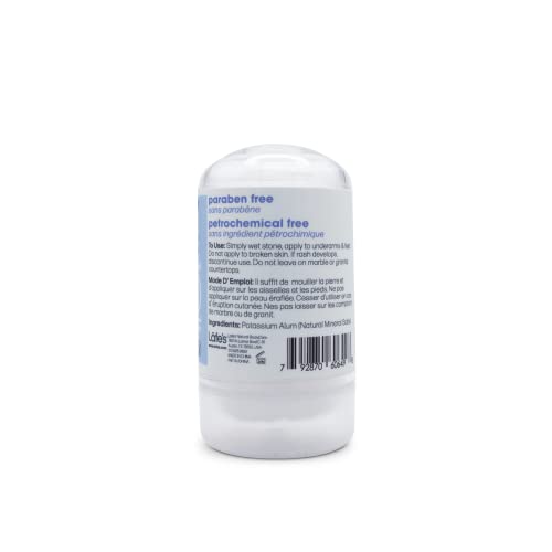 Lafe's Natural Deodorant | Unscented Crystal Mineral Rock Natural Deodorant | 2.25 Ounce (Pack of 1)