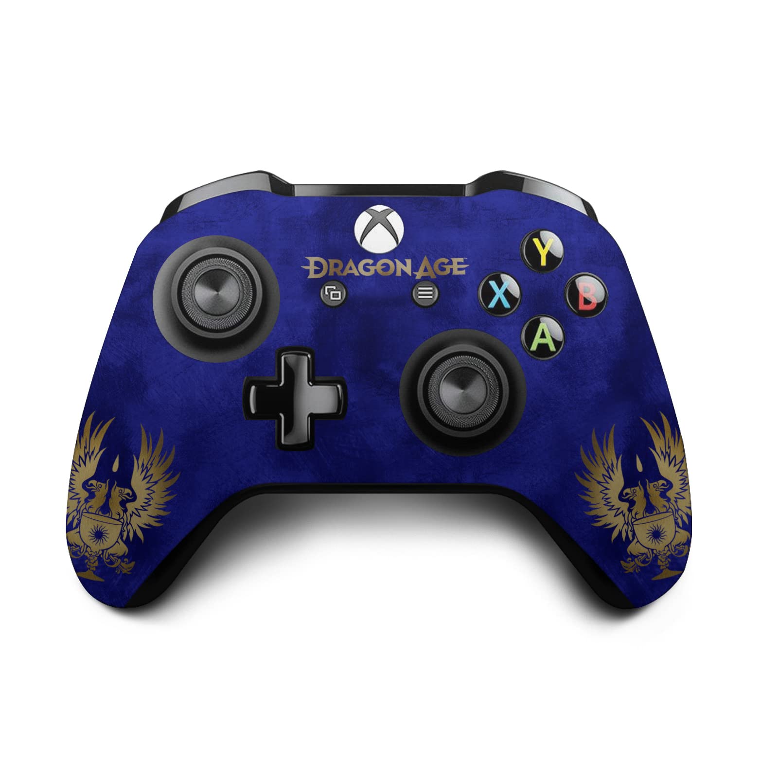 Head Case Designs Officially Licensed EA Bioware Dragon Age Grey Wardens Gold Heraldry Vinyl Sticker Gaming Skin Decal Cover Compatible With Xbox One S Console and Controller Bundle