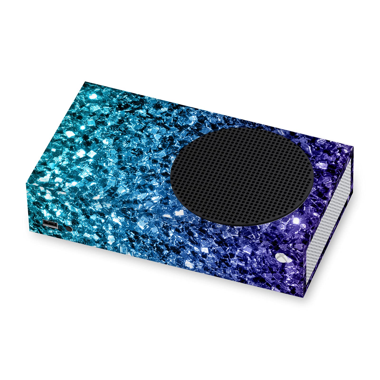 Head Case Designs Officially Licensed PLdesign Aqua Blue Art Mix Vinyl Sticker Gaming Skin Decal Cover Compatible With Xbox Series S Console