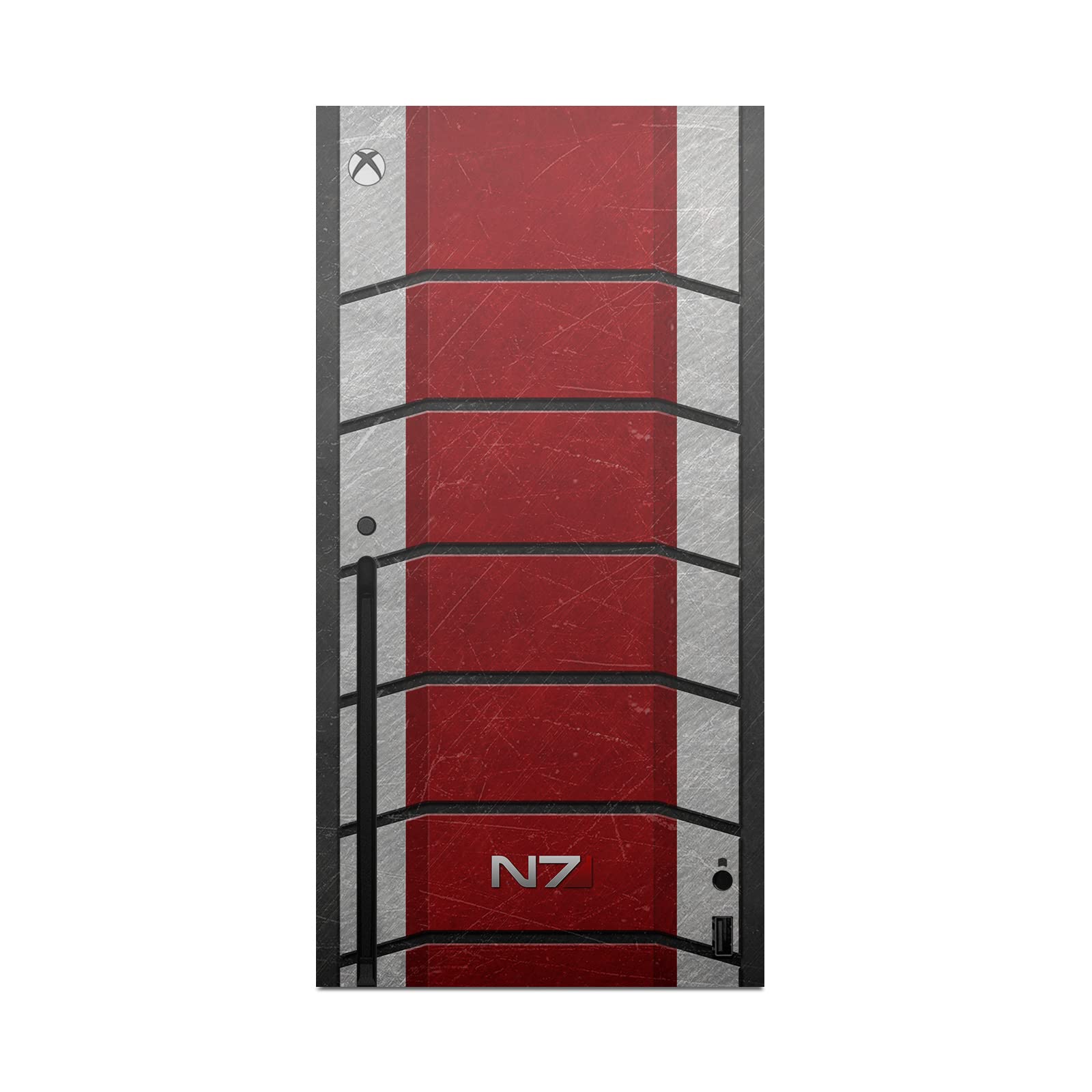 Head Case Designs Officially Licensed EA Bioware Mass Effect N7 Logo Armor Graphics Vinyl Sticker Gaming Skin Decal Cover Compatible With Xbox Series X Console and Controller Bundle