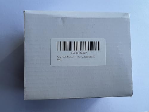 YARONGTECH-125khz writable rewrite Blank White t5577 Plastic RFID Hotel Key Card (Pack of 100)