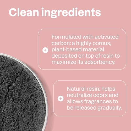 ATTITUDE Baby Air Purifier, Activated Carbon, Captures Stubborn Odors, Plant and Mineral-Based, Vegan, Good Night, 8 Ounce