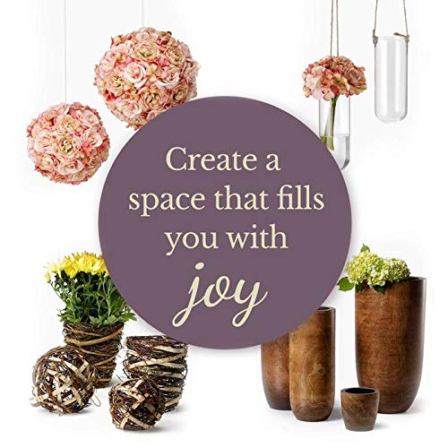 Serene Spaces Living Handmade Cattail Leaf Basket - Natural, Eco-Friendly & Durable - Perfect for Decoration, Storage, Potted Plant Cover/Cachepot or Gifting - KIT of 3 (Each in 3 Different Sizes)