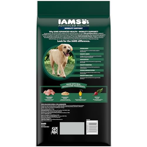 IAMS Advanced Health Mobility Support Chicken and Whole Grain Recipe Adult Dry Dog Food, 6 lb. Bag