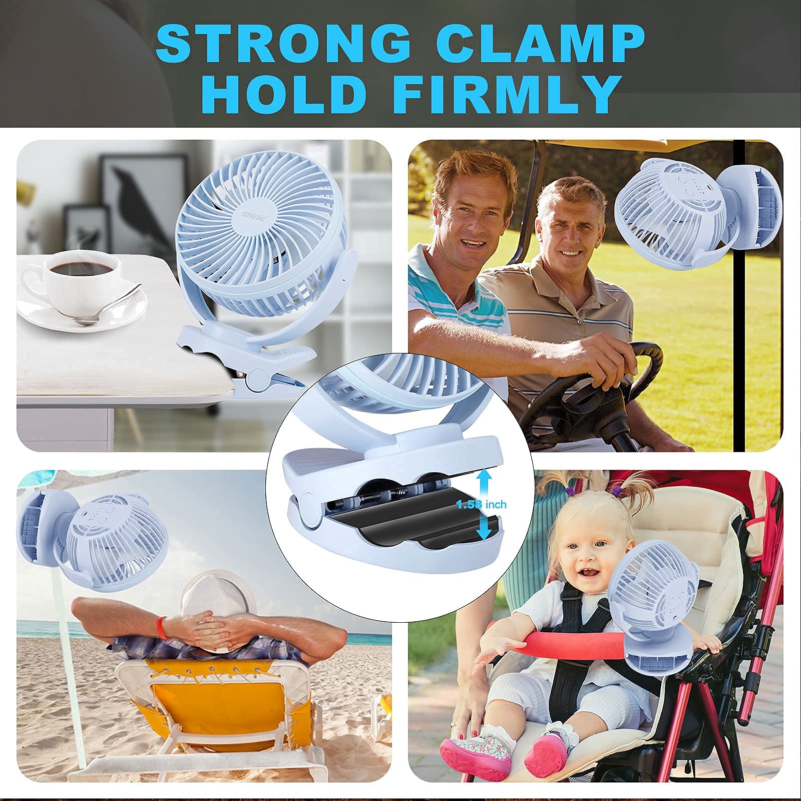 Heater fan blue