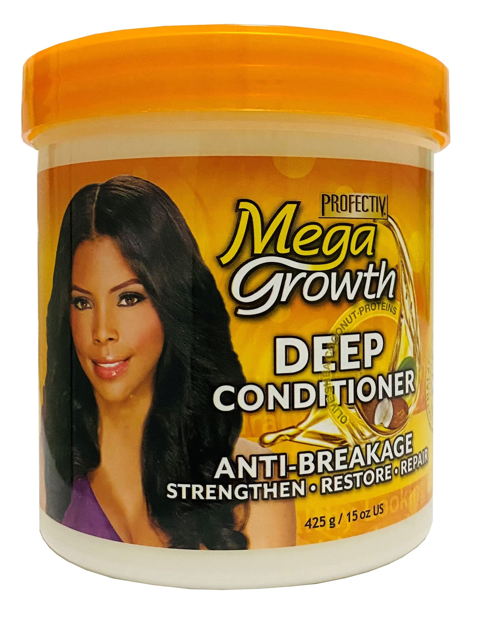 Profectiv Mega Growth Anti breakage Strengthening Deep Conditioner, 15 Ounce