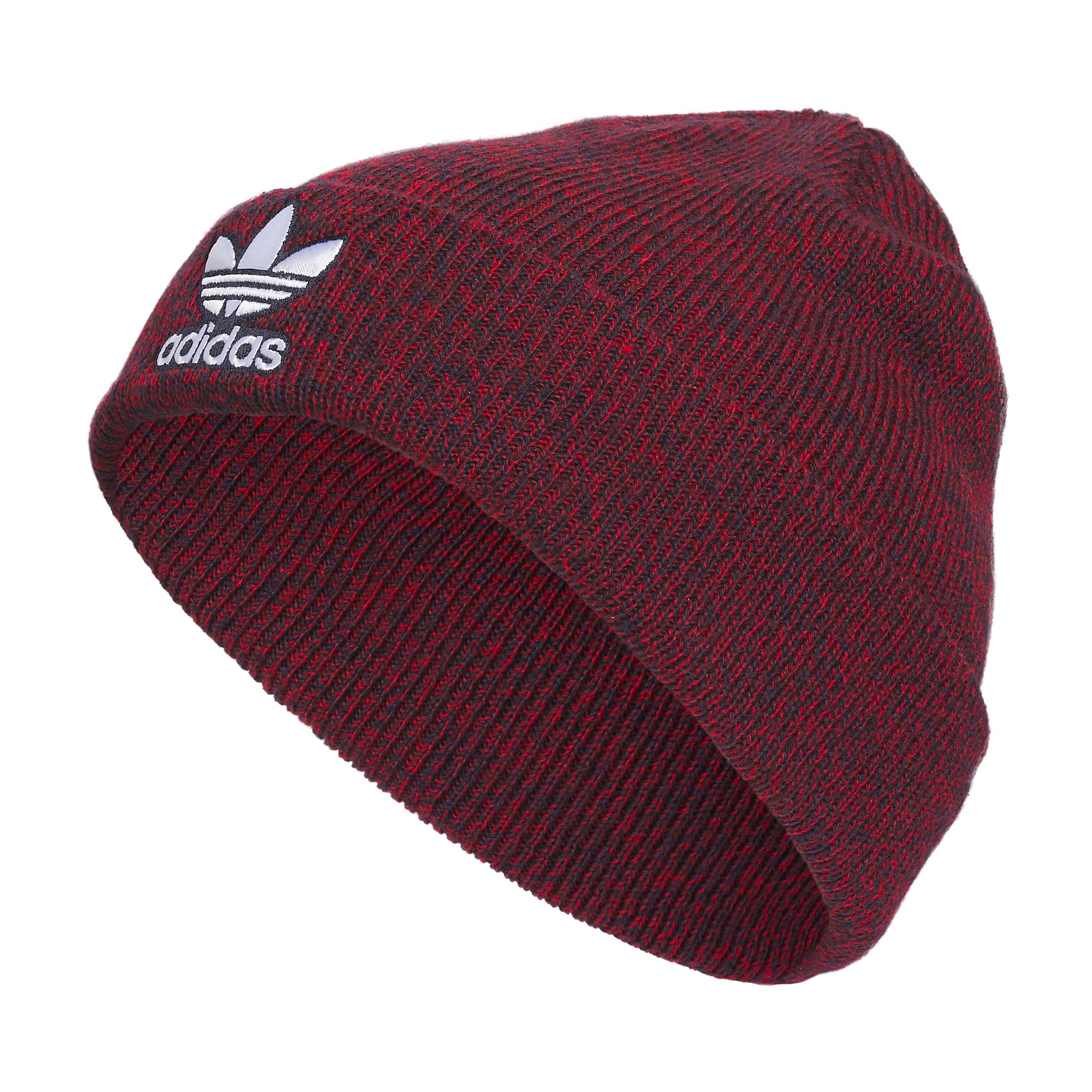 adidas Originals Trefoil Beanie, White/Black 3, One Size