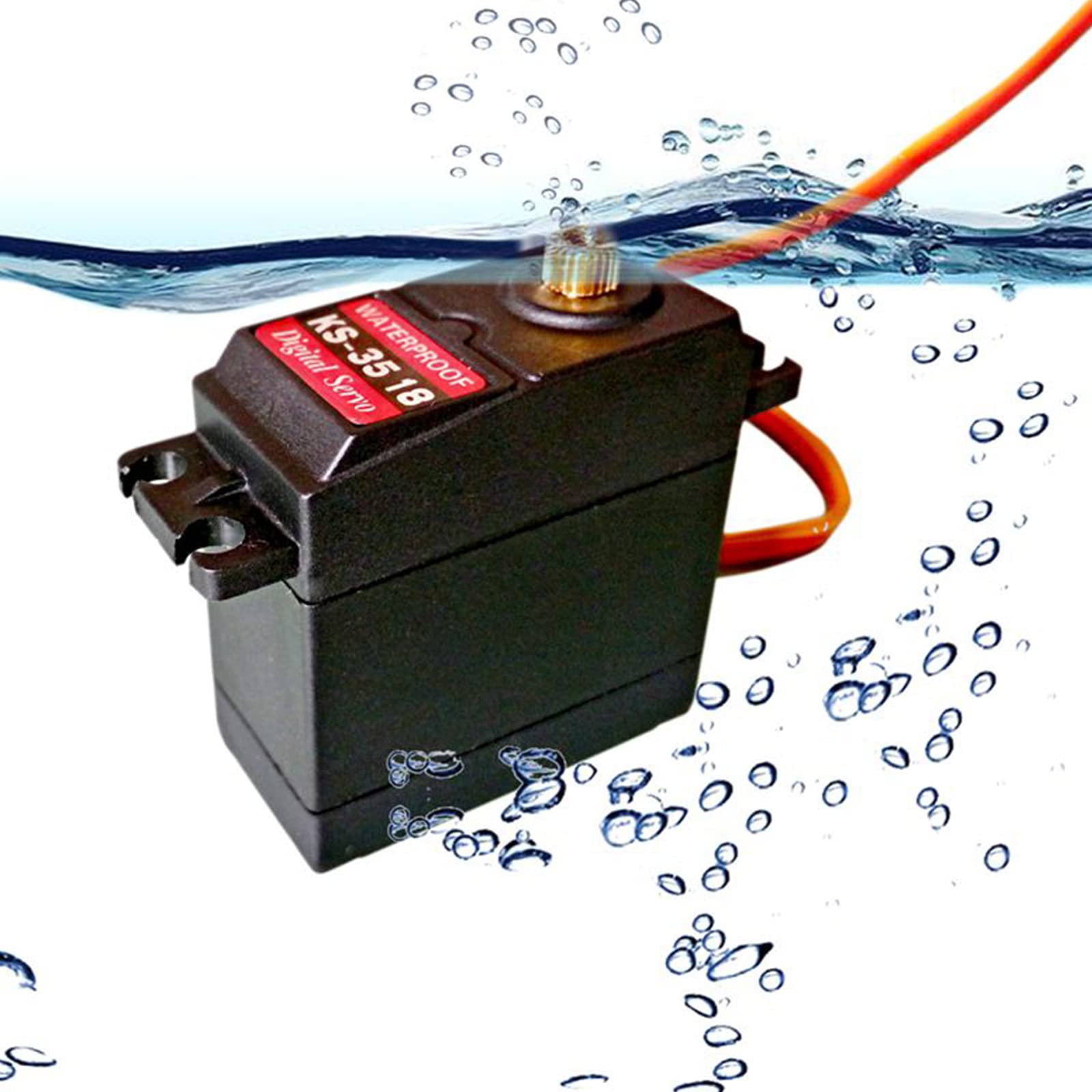 HeavenBird 20kg KS-3518 RC Digital Servo Large Torque Full Metal Gear Waterproof 180 Degree Control Angle for Car Crawler Robot Toys DIY Model