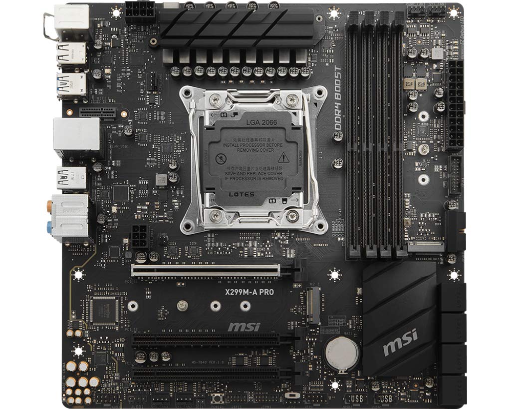 Msi X299M-APRO X299m A Pro, Black