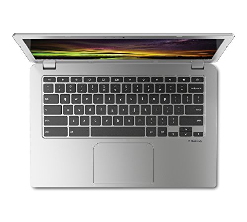 Toshiba CB35-B3330 13.3 Inch Chromebook (Intel Celeron, 2GB, 16GB SSD, Silver) (Renewed)