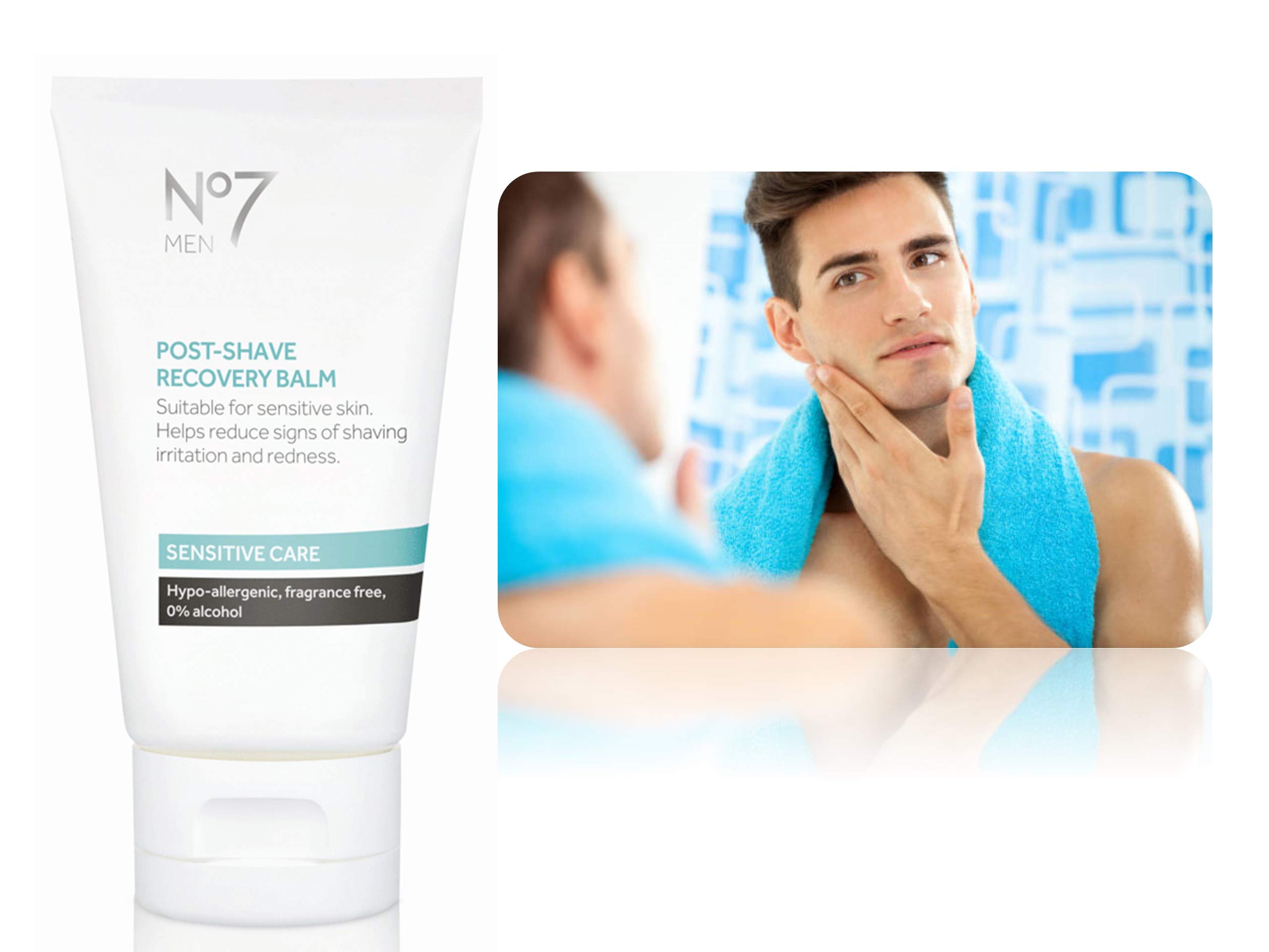 No7 Men Sensitive Care Post Shave Recovery Balm 1.7 oz.