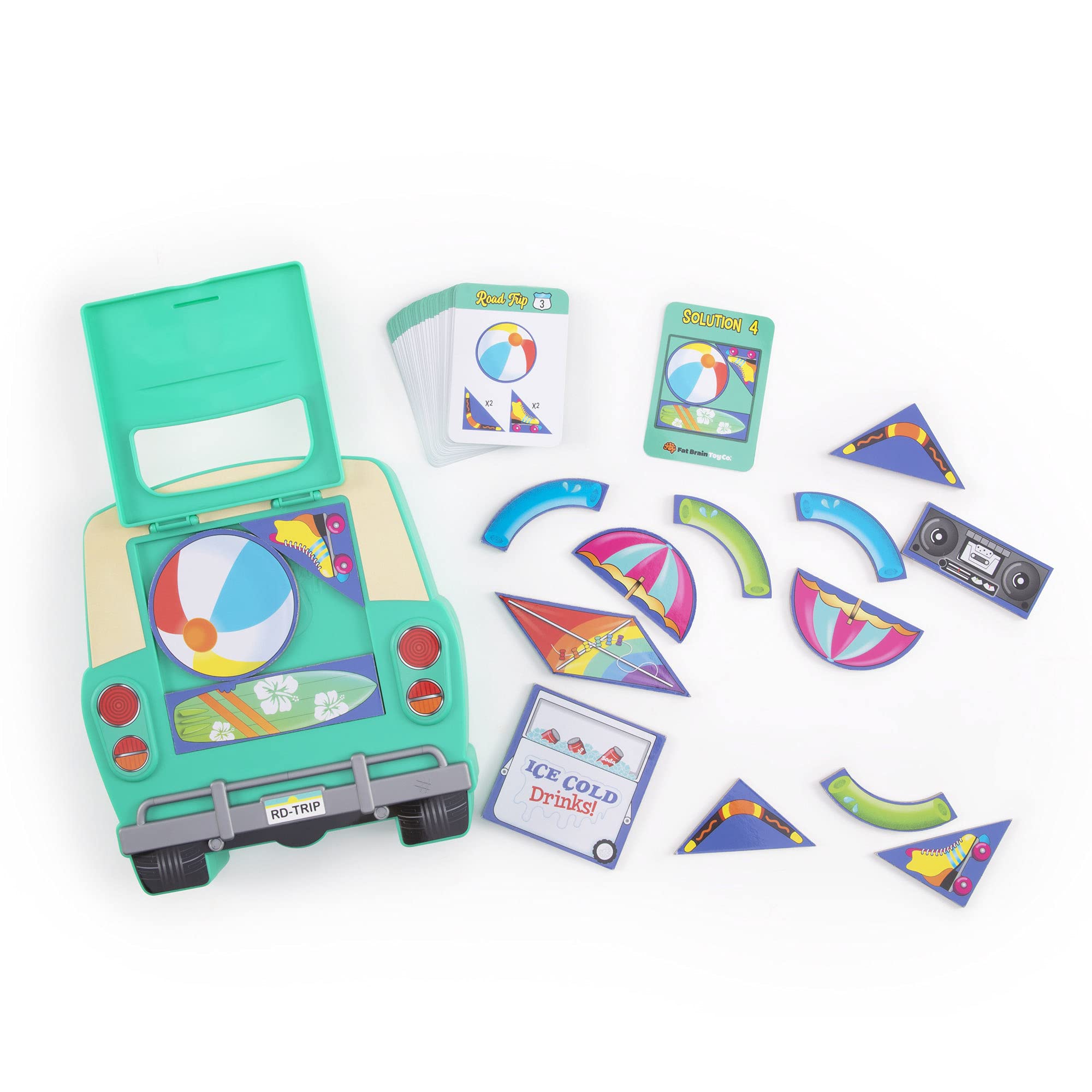 Fat Brain Toys Road Trip Packing Puzzle - Travel Brainteaser Game for Ages 8+