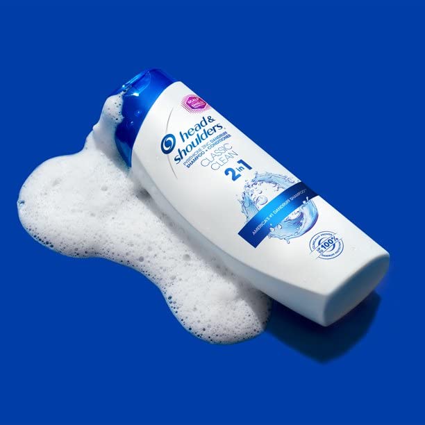Head & Shoulders Shampoo Classic Clean 2-In-1 13.5 Ounce (400ml) (3 Pack)