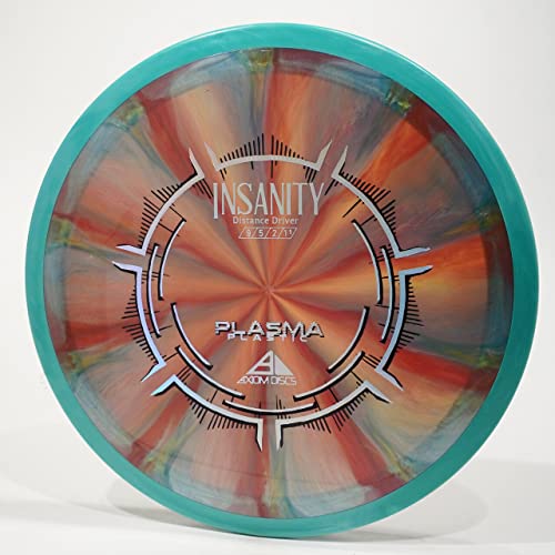 Axiom Insanity (Plasma) Driver Golf Disc, Pick Your Disc 171g Swirly Blue w/Blue Rim