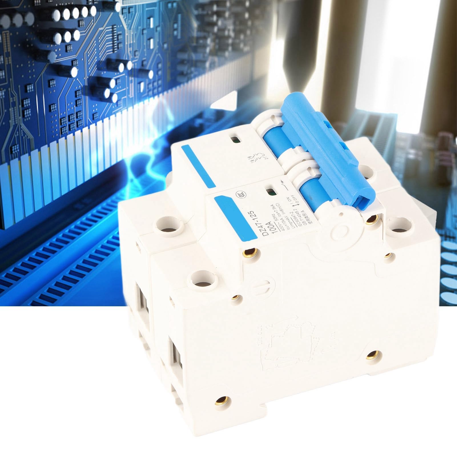 Leakage Protection Switch DZ47‑125 2P Current Miniature Circuit Breaker (100A)