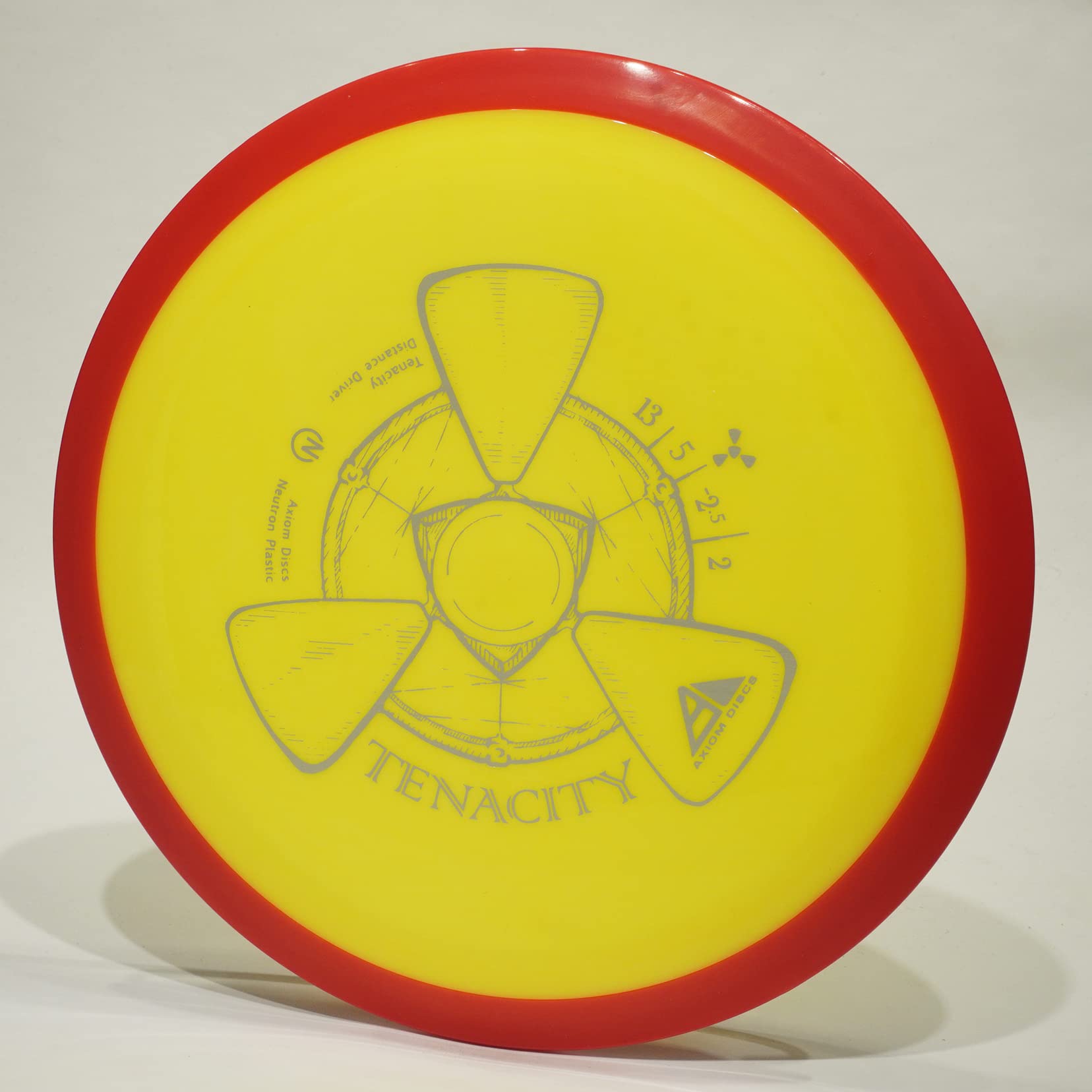 Axiom Neutron Tenacity Disc Golf Distance Driver, Pick Your Disc 175g Yellow w/Red Rim