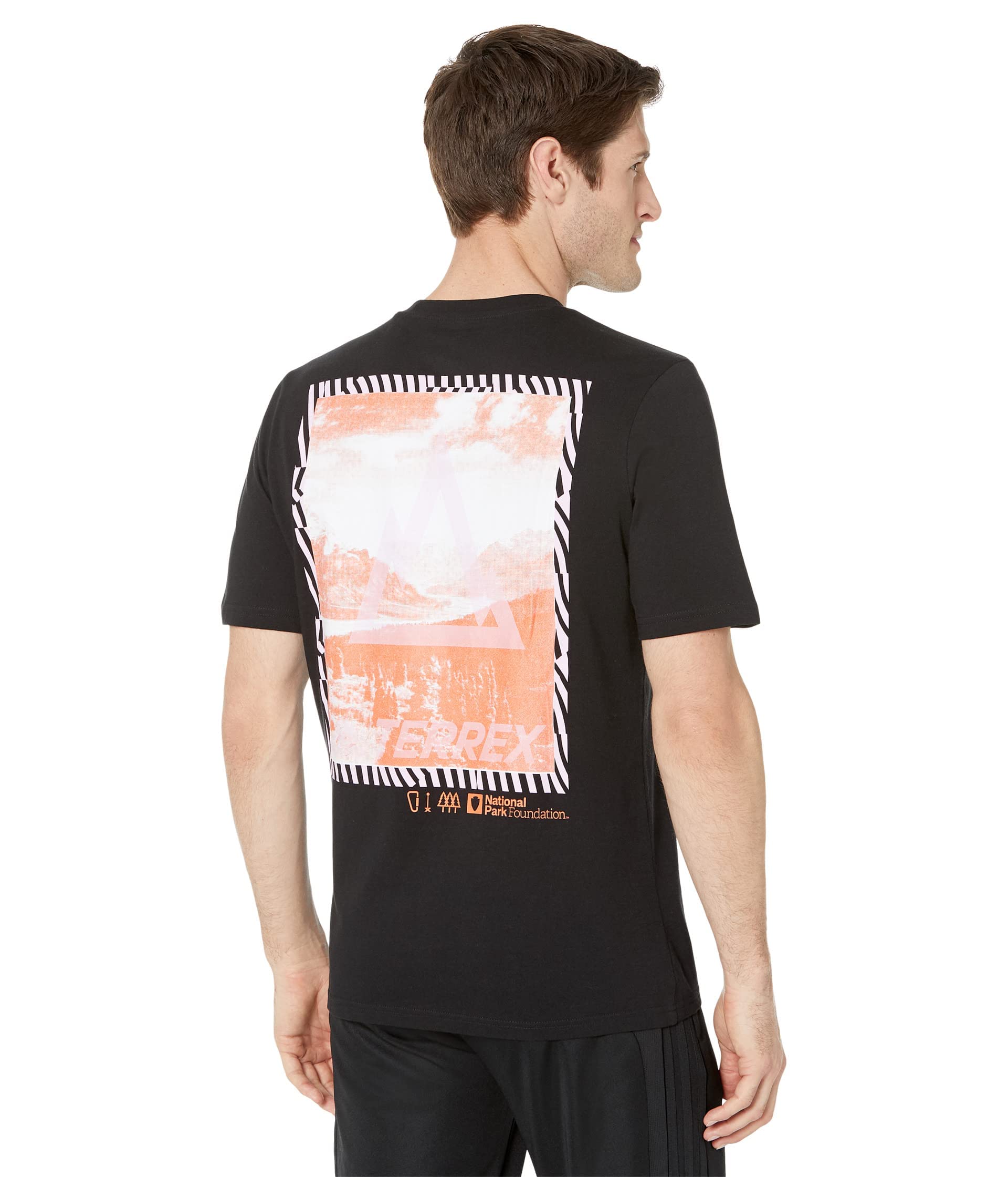 adidas Terrex X National Park Foundation Graphic Tee Black XL