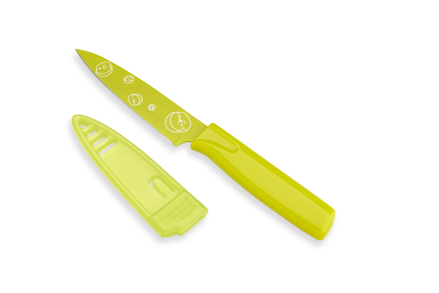 Kuhn Rikon Farmers Market Knife Colori 4-Inch Blade, Apple