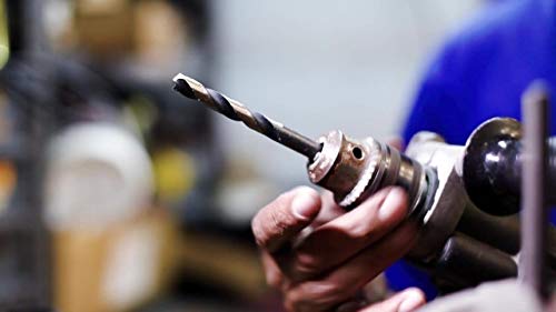 Drill America - KFDRSD3/8X5/8 5/8" Reduced Shank High Speed Steel Black & Gold KFD Drill Bit with 3/8" Shank, KFD Series