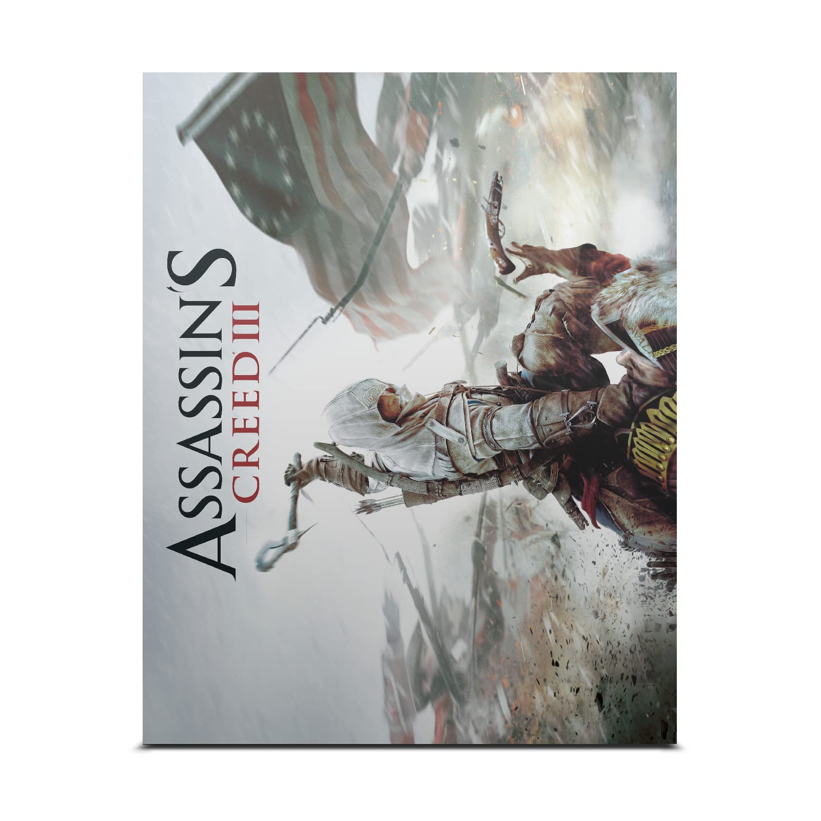Head Case Designs Officially Licensed Assassin's Creed Game Cover III Graphics Vinyl Sticker Gaming Skin Decal Cover Compatible With Xbox One X Console and Controller Bundle