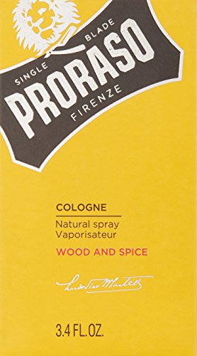 Proraso Cologne, Wood & Spice, 3.4 Fl Oz