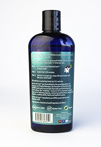 Rare Body Swish De Coco Oil Pulling, Peppermint, 7.5 Ounce